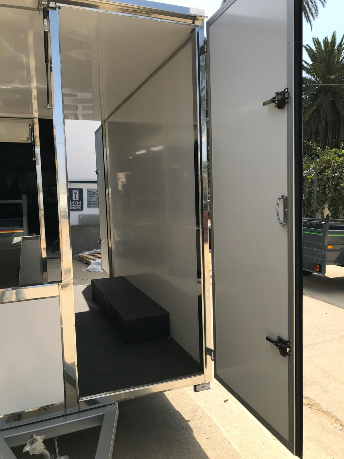 Remolque de comida en aluminio. - Sevilla Remolques